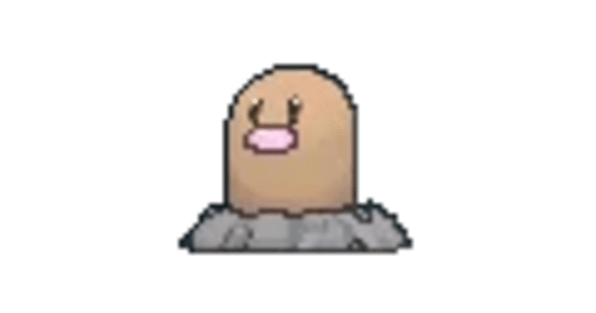Diglett | Pokemon Sword and Shield: Evolution Checklist