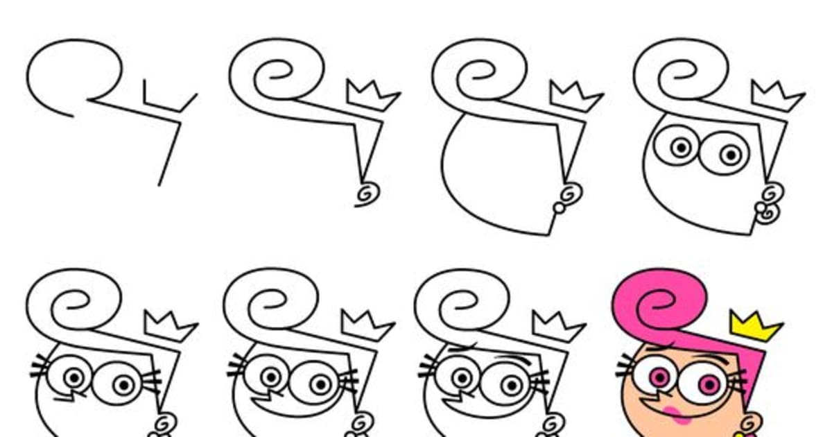 Wanda | 100 Easy to Draw Cartoon Characters