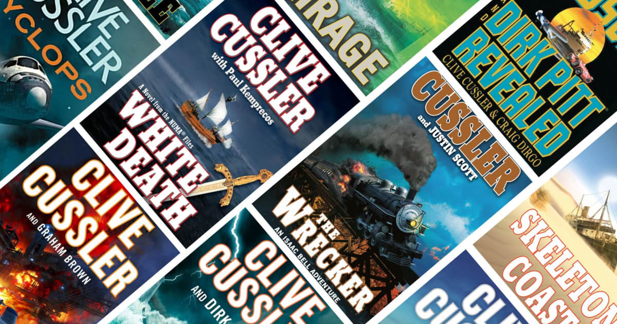 The Complete List of Clive Cussler Books in Order by @BookEnthusiasts