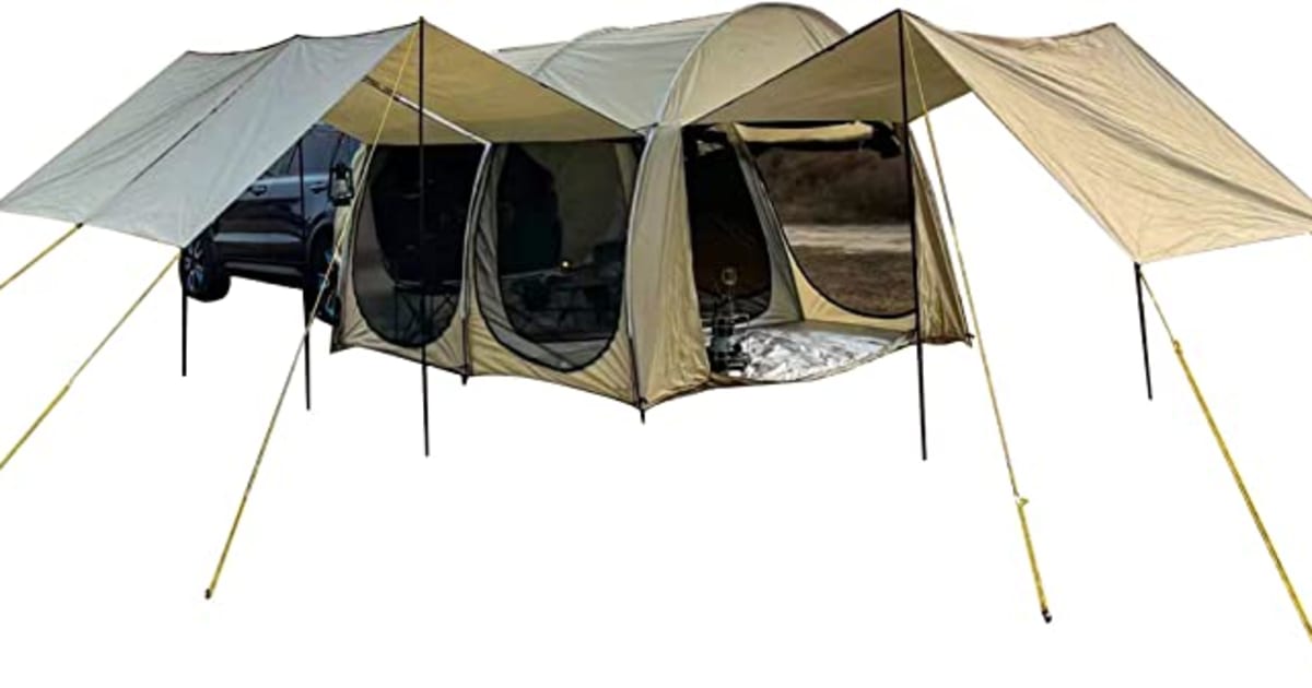 Rear Car Tent for SUV Hatchback Camping | Best SUV tents for camping