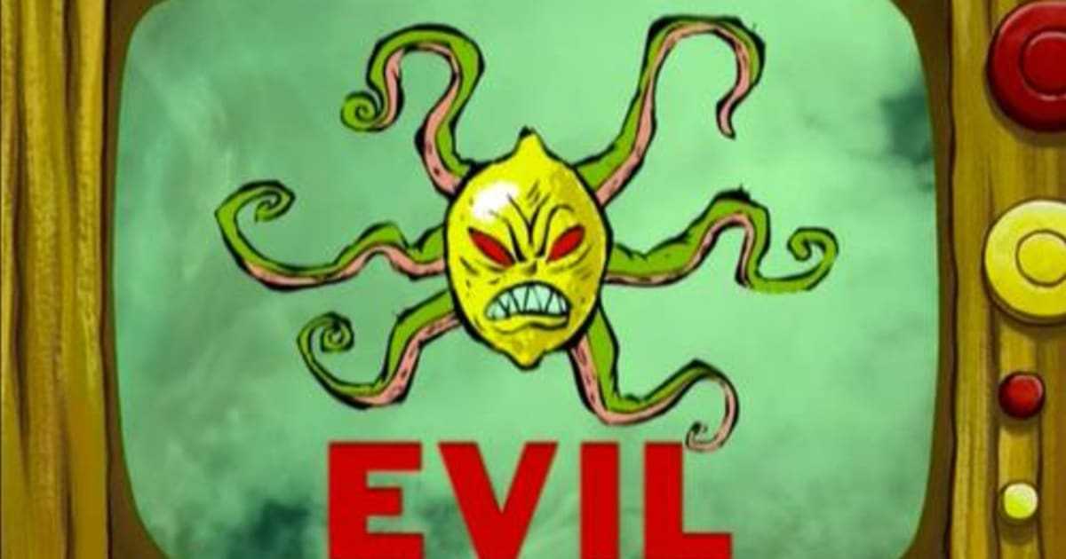 Every Villain Is Lemons (E.V.I.L.) | All Spongebob Cartoon Villains