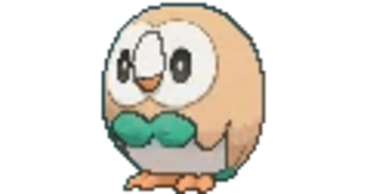 Rowlet | Pokemon Sword and Shield: Evolution Checklist - Copy