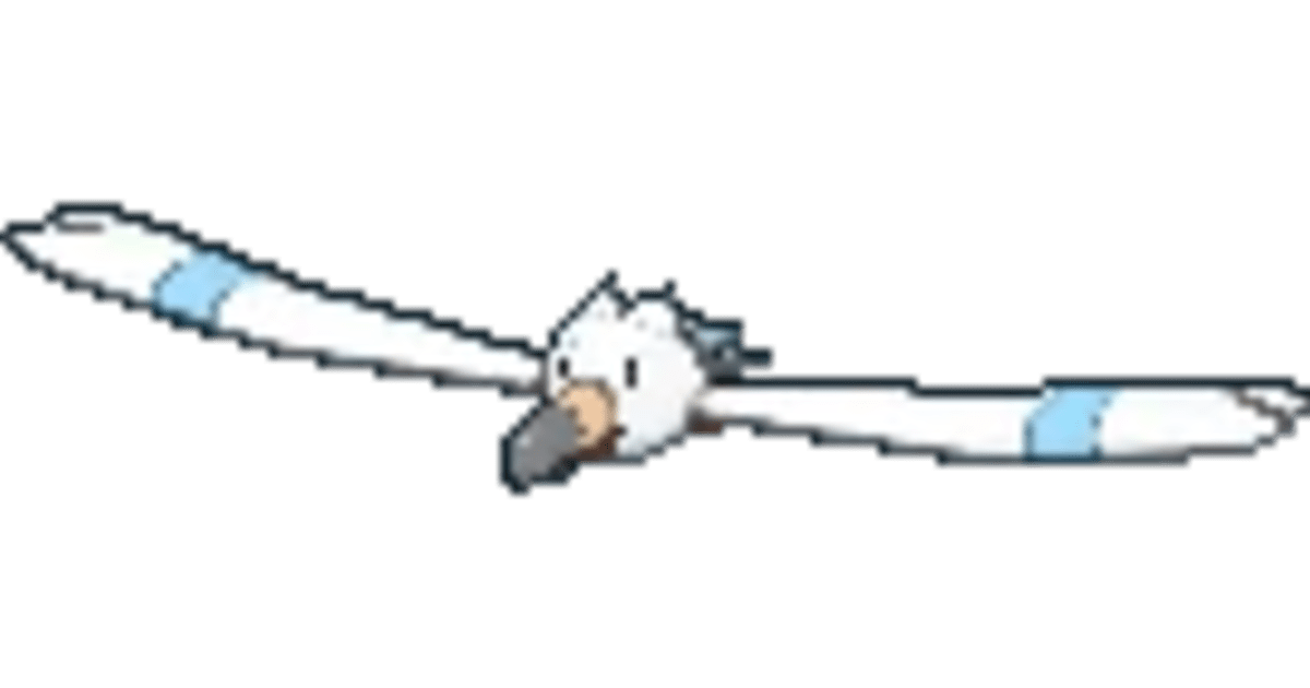Wingull | Pokemon Sword and Shield: Evolution Checklist - Copy