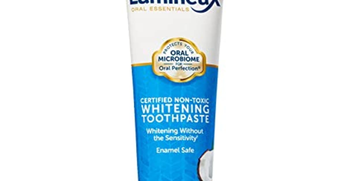 Lumineux Teeth Whitening Toothpaste - Natural & Enamel Safe for ...