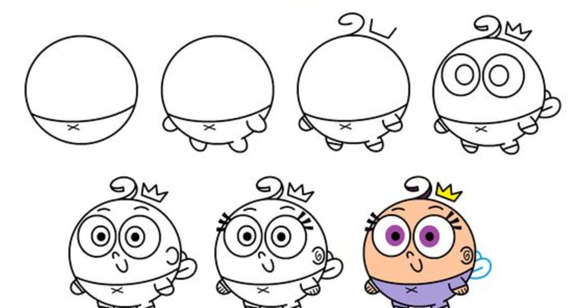 Poof | 100 Easy to Draw Cartoon Characters