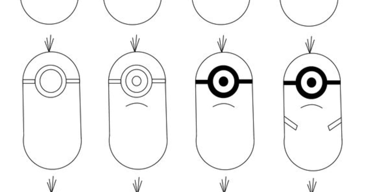 Minion | 100 Easy to Draw Cartoon Characters