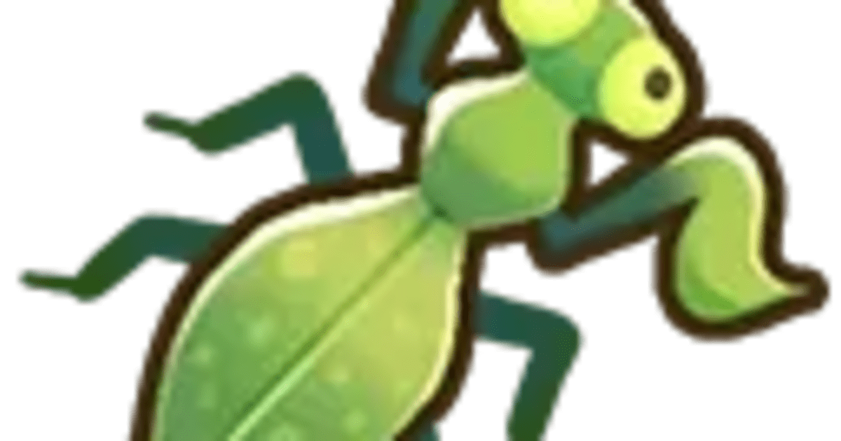 Praying Manits | Coral Island - Fish, Insects, Ocean Critters Checklist