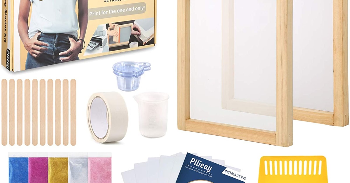 42 Pieces Screen Printing Kit | Best Screen Printing kits for beginners