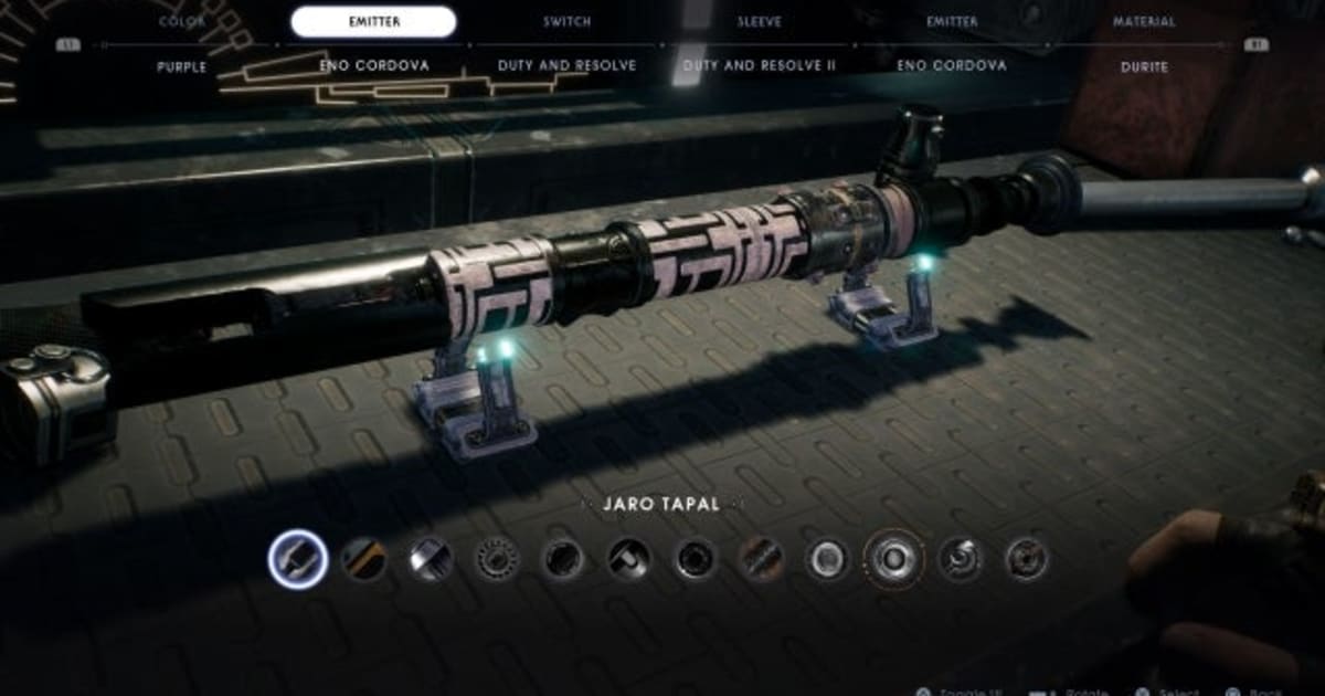 Jaro Tapal | Star Wars: Jedi Fallen Order Complete Light Saber ...