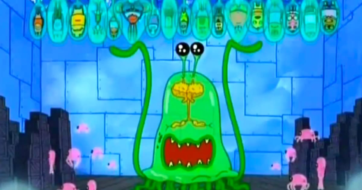 Evil Alien Jellien Overlord | All Spongebob Cartoon Villains