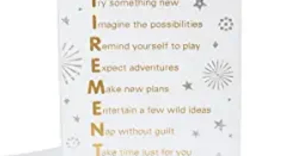 American Greetings Retirement Card | Retirement Gifts For Women