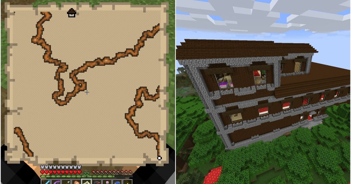 Find a Treasure from a Treasure Map | Minecraft Survival To-Do List ...