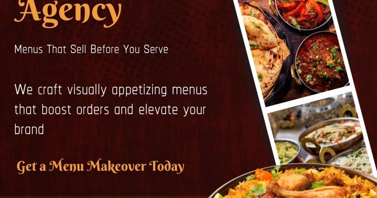 Creative menu card design | Menu card design