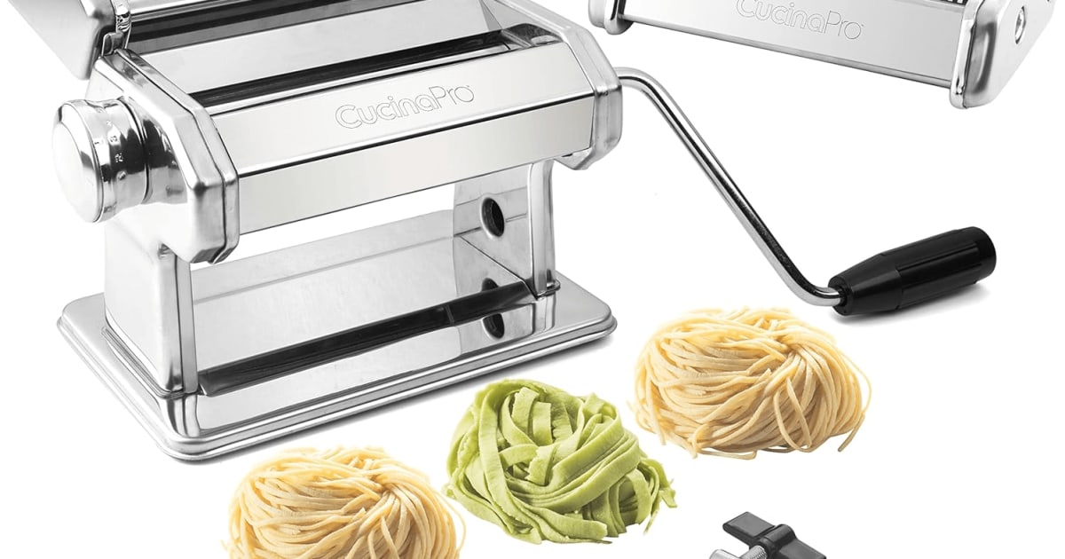 CucinaPro Pasta Maker Deluxe Set | Best Pasta Rollers and Cutters