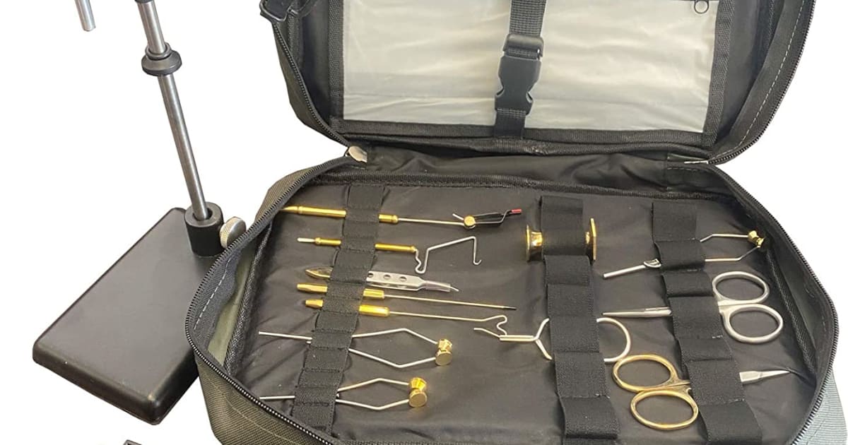 Zephr Travel Fly Tying Kit with Travel Bag | Best fly tying kits