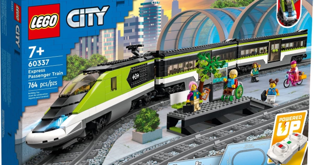 Train de voyageurs express - 60337 | Lego Train Sets (released since 2000)