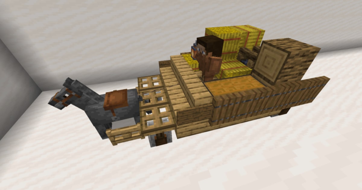 Create a Wagon | Minecraft Survival To-Do List (Free to copy!)