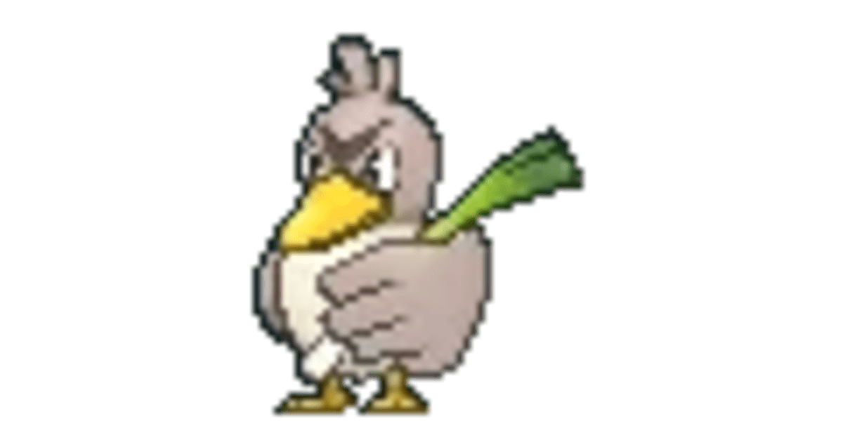 Farfetch’d | Pokemon Sword and Shield: Evolution Checklist - Copy