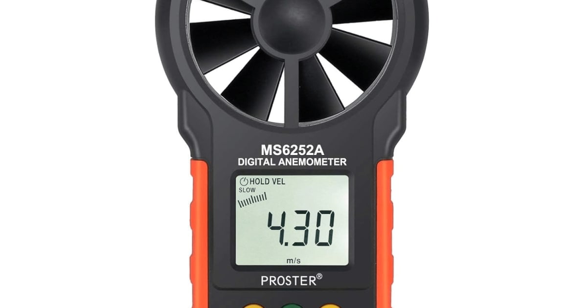 Proster Handheld Anemometer | Best Handheld Anemometers for Sailing