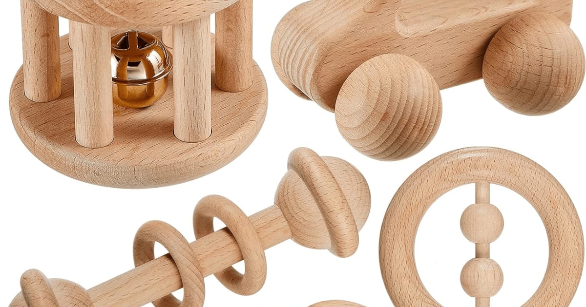 Wooden Rattles | Top Montessori Toys Broken into Different Age Groups