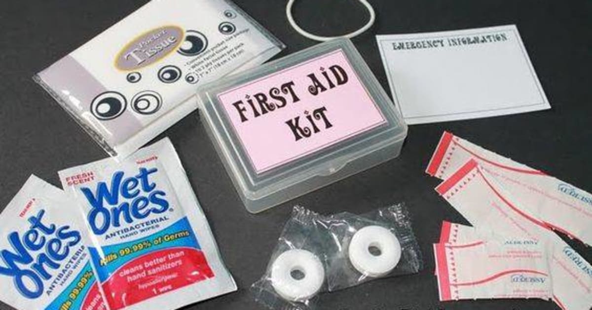 First aid antibacterial gel | First Aid Kit Checklist