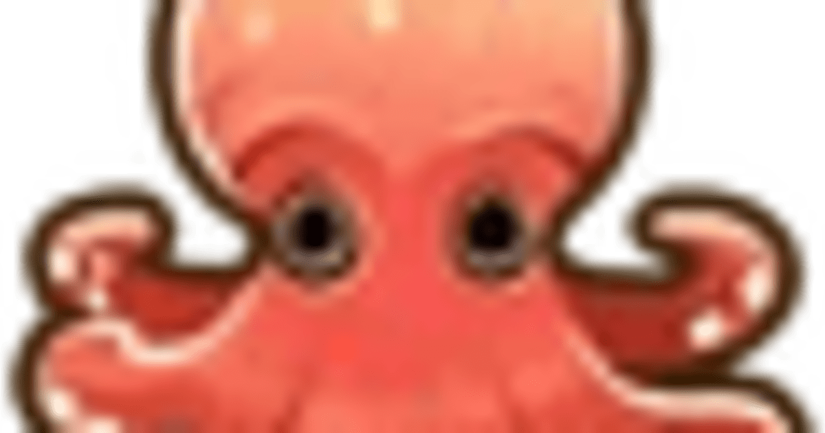 Octopus | Coral Island Fish Checklist - 1.2 Blank