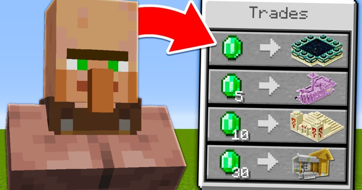 Trade with a Villager | Minecraft Survival To-Do List (Free to copy!)