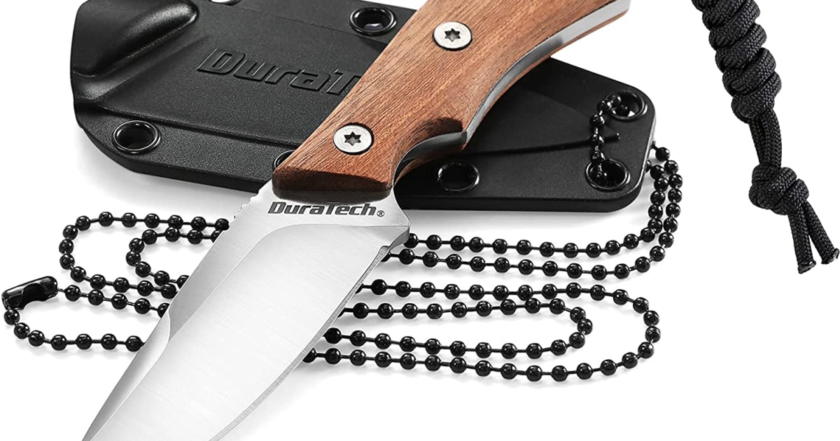 DuraTech Compact Fixed Blade Knife | Best camping knife