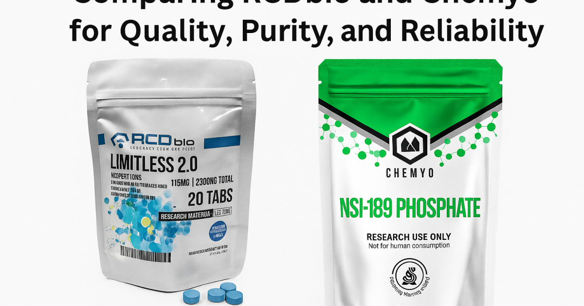 Product Quality and Manufacturing Standards | Comparing RCDbio and ...