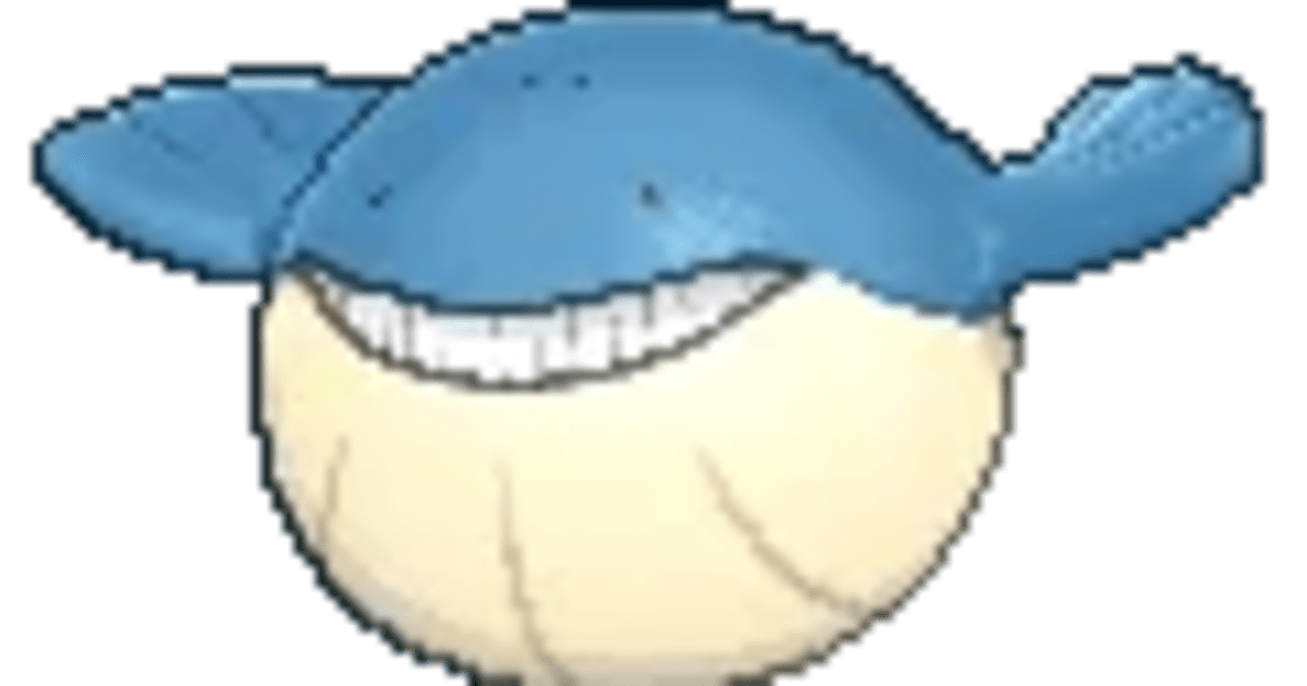 Wailmer | Pokemon Sword and Shield: Evolution Checklist - Copy