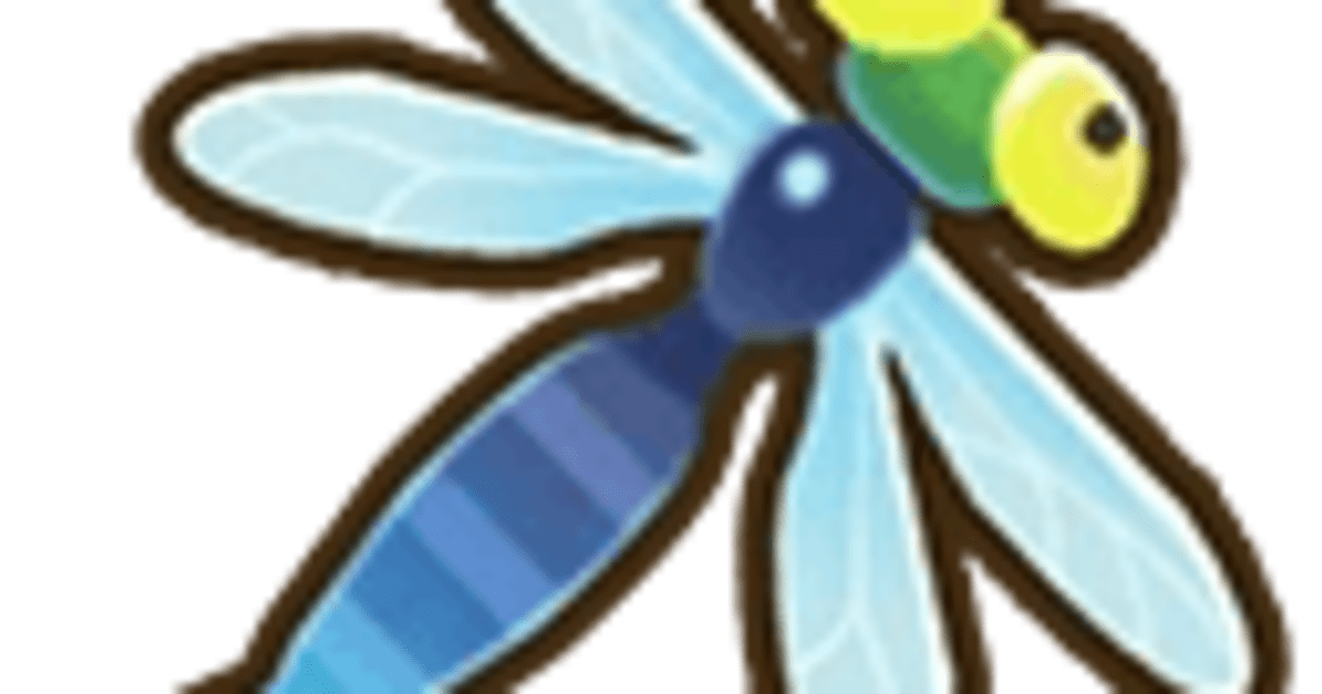 Dragonfly | Coral Island - Fish, Insects, Ocean Critters Checklist