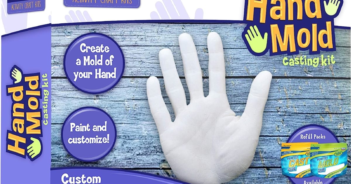 Hand Mold, Cast & Paint Kit with Perfect Cast Casting Material | Best ...