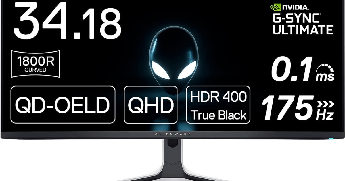 Alienware AW3423DWF | Top 20 Gaming Monitors - 1440p, 4K, Ultrawide ...