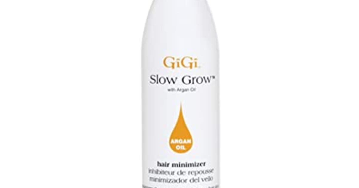 GiGi Slow Grow Hair Inhibitor Lotion with Argan Oil, Hair Regrowth ...