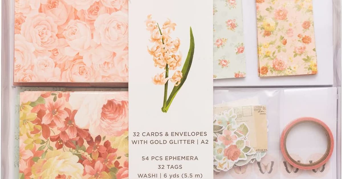Floral Card Making Kit and Supplies | Best card making kits