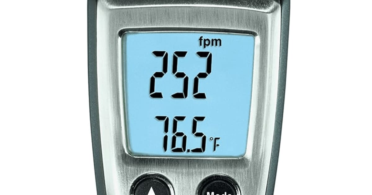 Testo 410i - Smart Probe Vane Anemometer | Best Handheld Anemometers ...