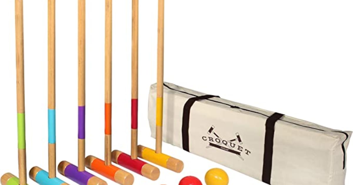 GoSports Six Player Croquet Set for Adults & Kids | The Best Croquet Sets
