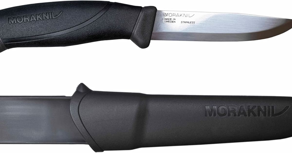 Morakniv Companion Fixed Blade Outdoor Knife | Best camping knife