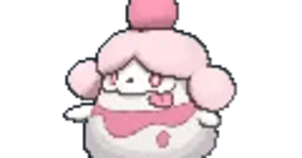 Slurpuff | Pokemon Sword and Shield: Evolution Checklist - Copy