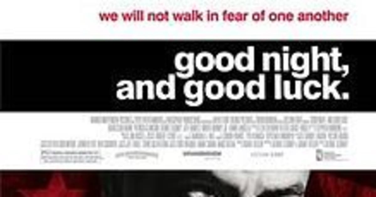 Good Night And Good Luck | movies starring George Clooney