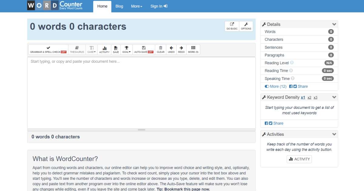 Wordcounter.net | Tools and Resources for Content Creators