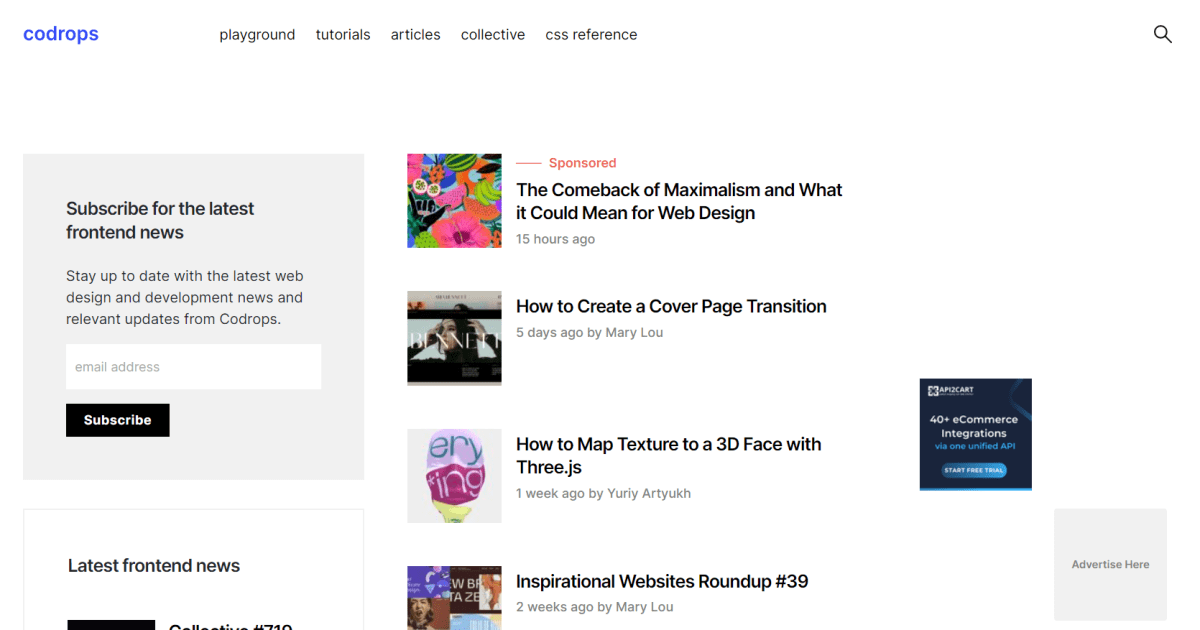Codrops | 200 High-Authority Blogs That Accept Guest Posts