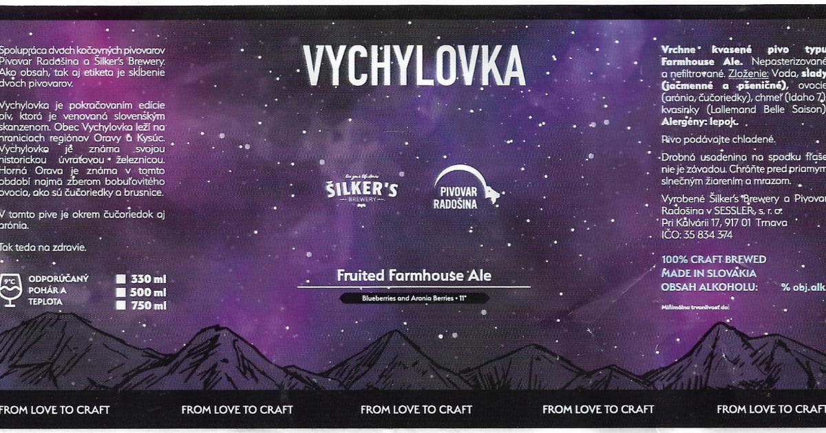 Šilker's Vychylovka Etk.A | Breweries from Germany, Belgium and Slovakia