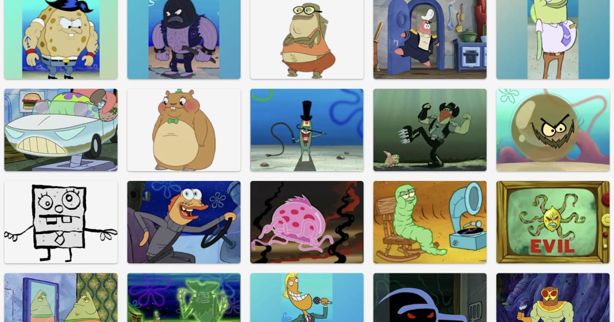 All Spongebob Cartoon Villains by @entertainment720
