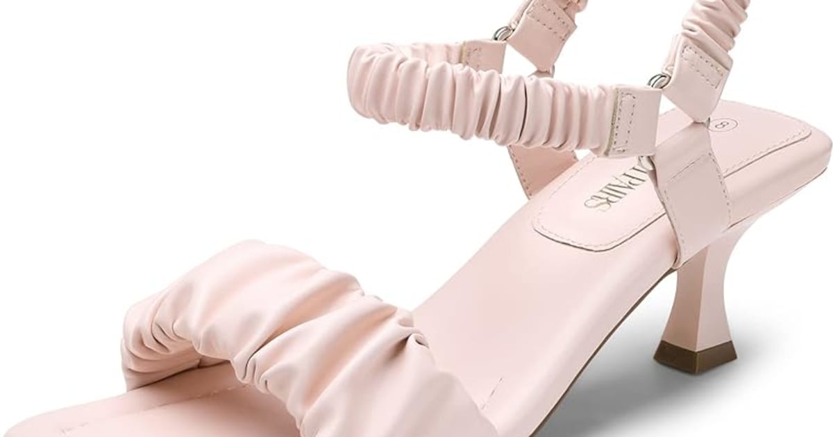 Puffy Kitten Heel Sandal | Top Most Comfortable Amazon Shoes! Must Have ...