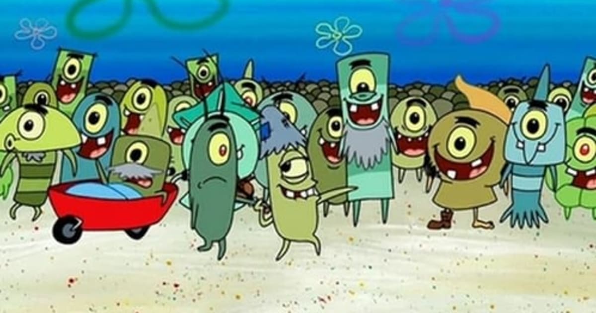 Plankton Family | All Spongebob Cartoon Villains