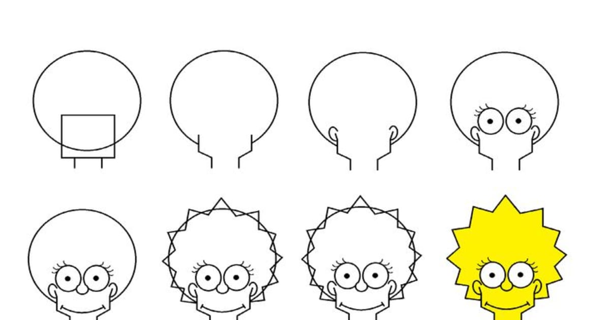 Maggie Simpson | 100 Easy to Draw Cartoon Characters