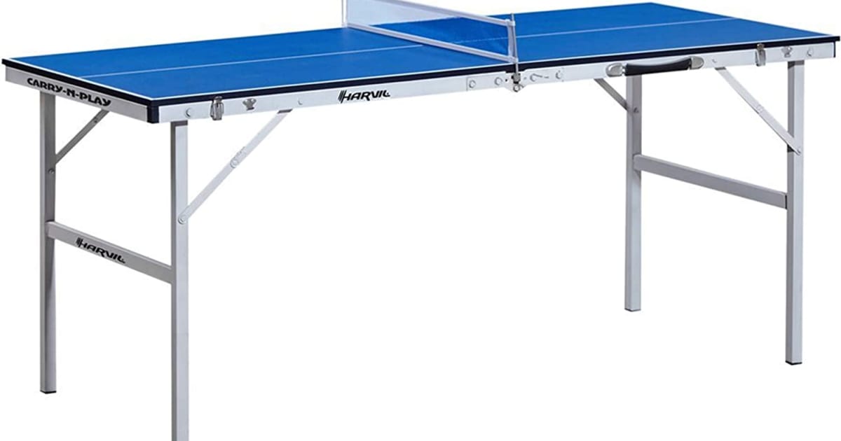 60-Inch Folding Portable Table Tennis Table for Kids | Best Mini Ping ...