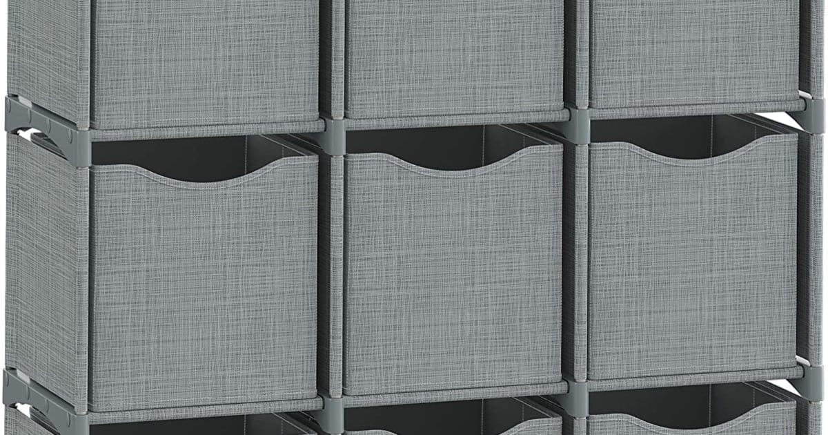 12 Cube Organizer | Set of Storage Cubes Included | DIY Closet ...