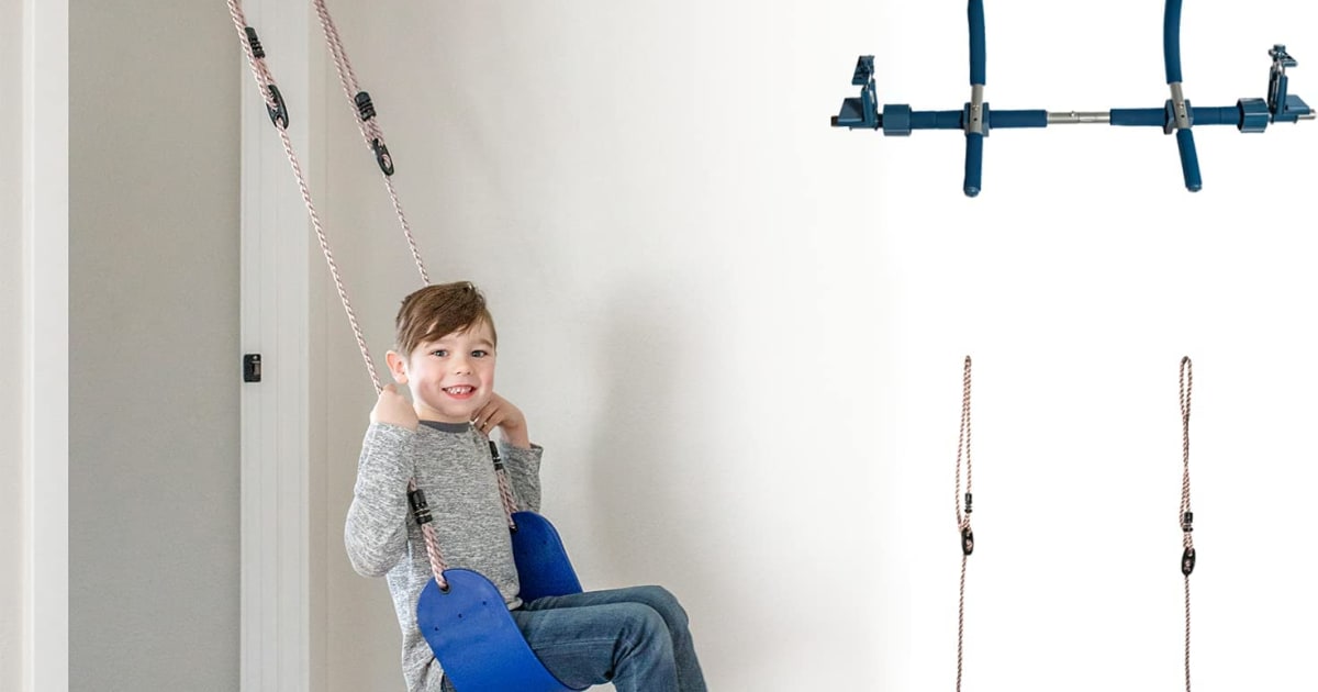 Deluxe Doorway Swing Set – All-in-One Indoor Gym and Playground for ...